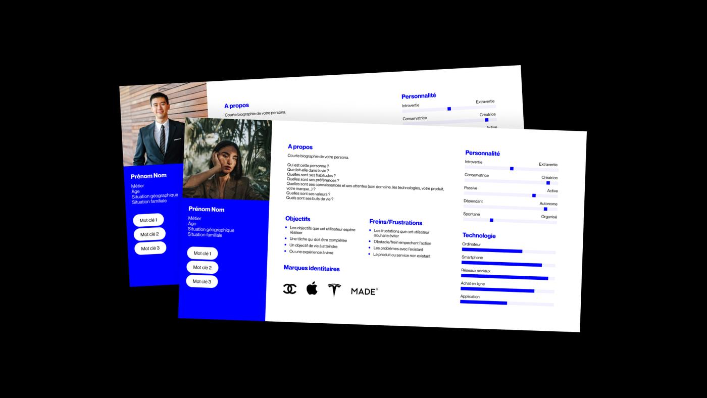Comment construire un template pour ses personae