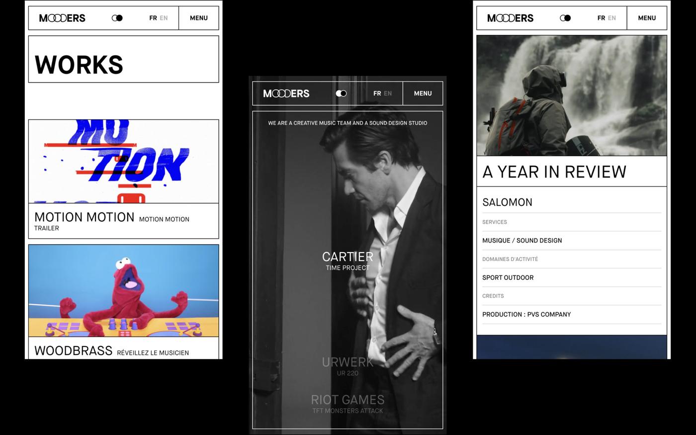 Studio Beaucoup | Création du site web de Mooders